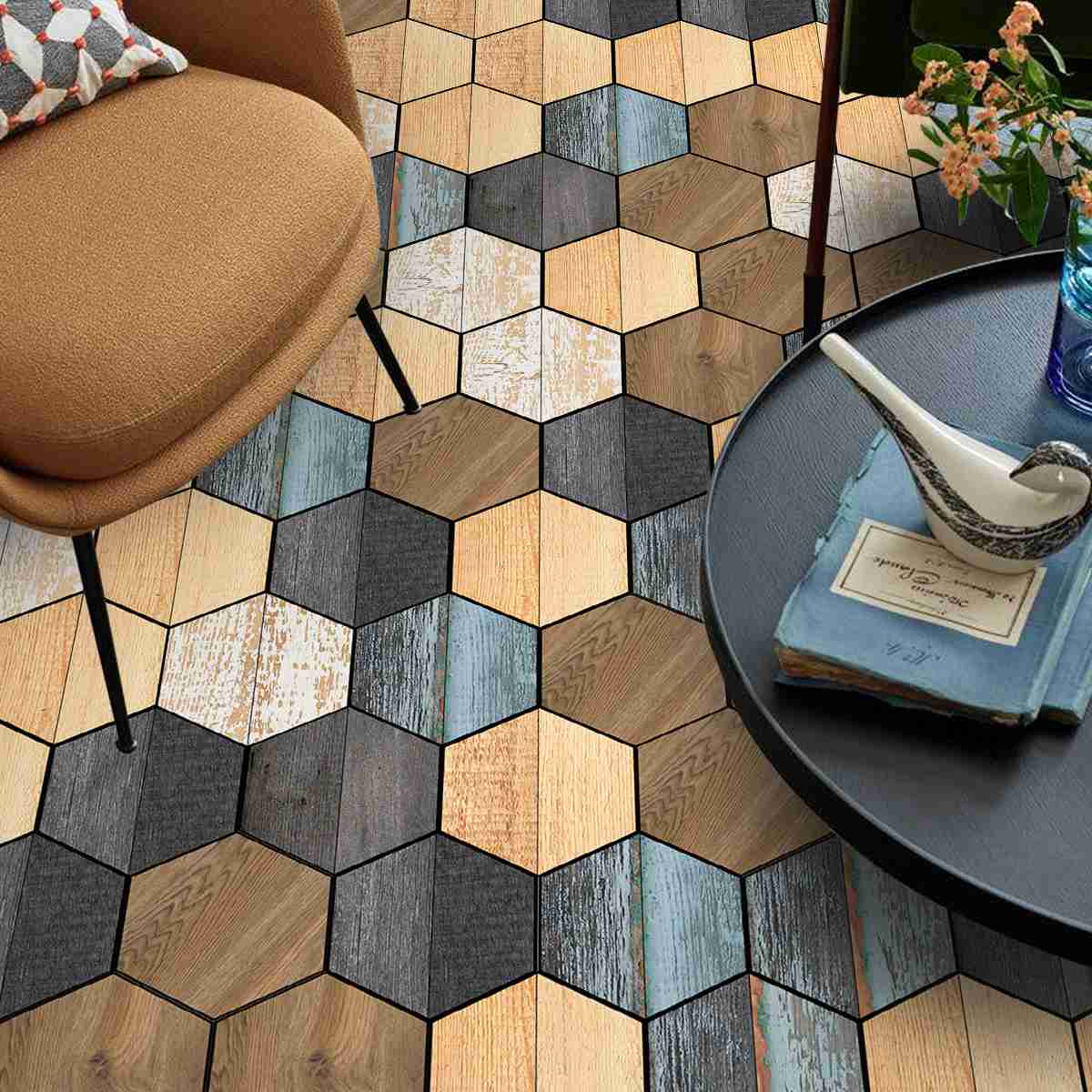 Vintage Floor Tile Stickers - Supsticker